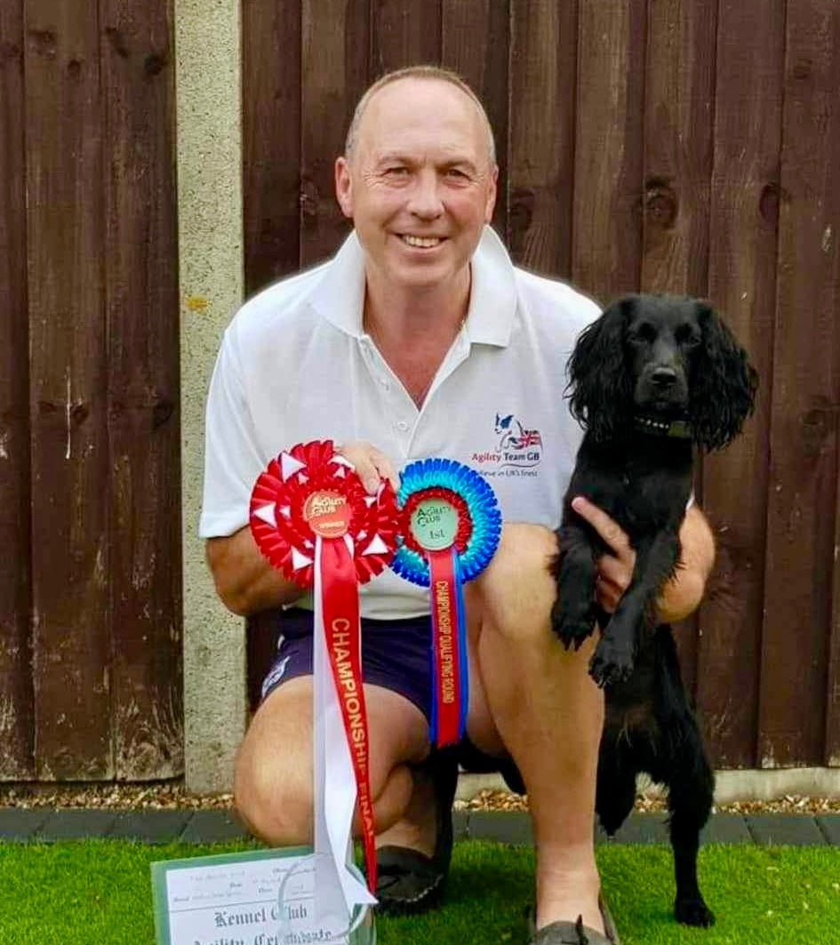 Alan Bray With Fabulous Agility Dogs Ticita and Ticket at CRUFTS 2025 ...